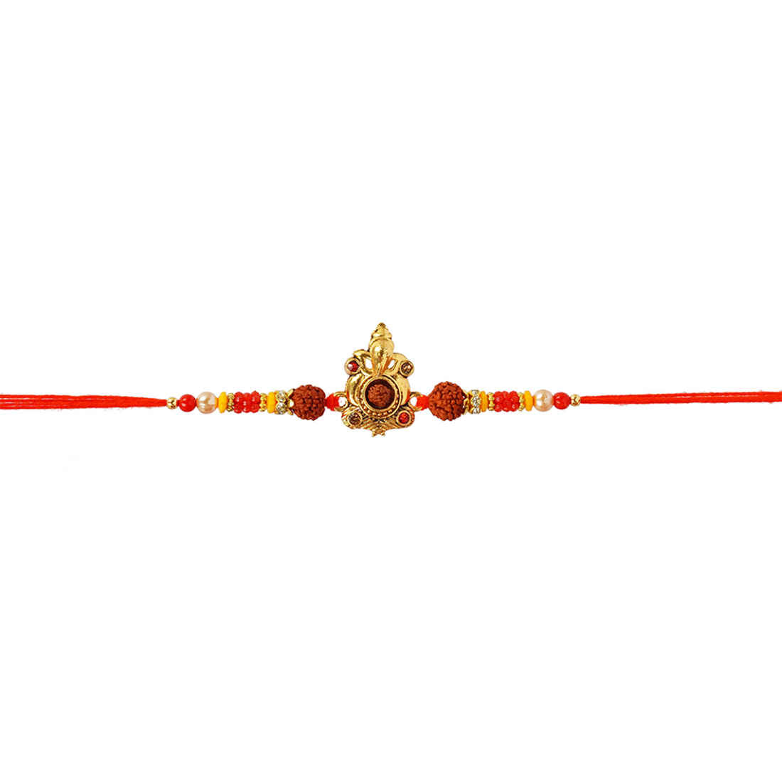 Shri Ganesh Rudraksh Religious Rakhi