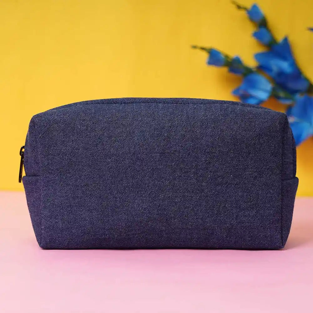 Personalized Denim Box Pouch for Kids