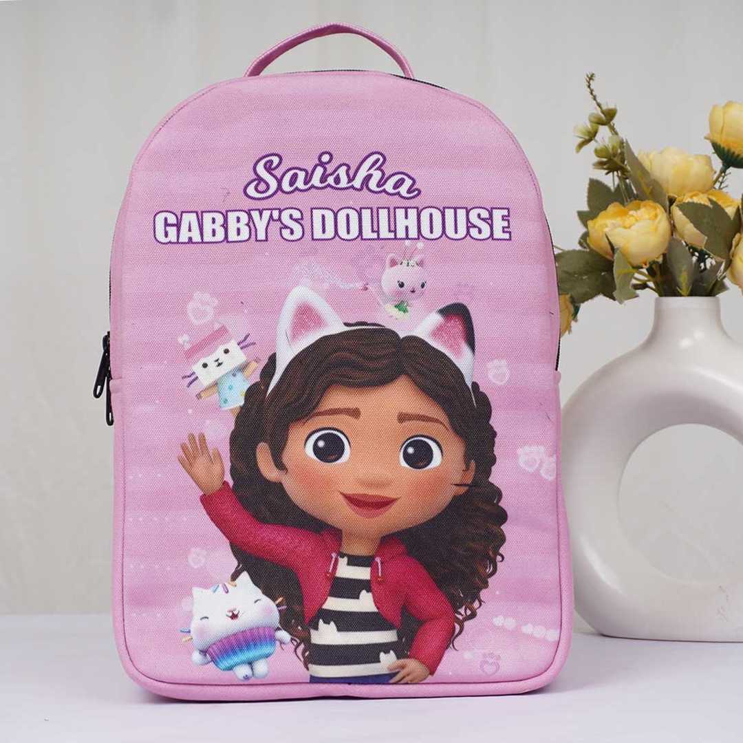 Gabby's Dollhouse Personalised Printed Backpack