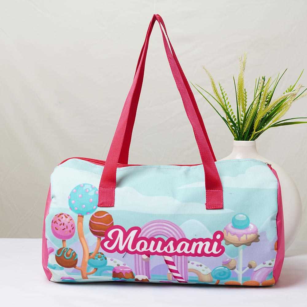 Personalised Candy Printed Kids Duffle Bag - Uncommongifts ...