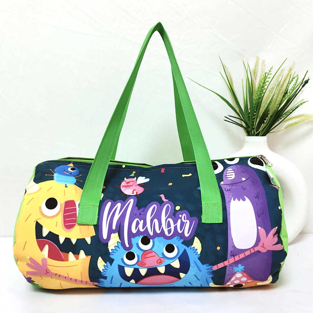 Personalised Cartoon Printed Kids Swimming Duffle Bag - Uncommongifts ...