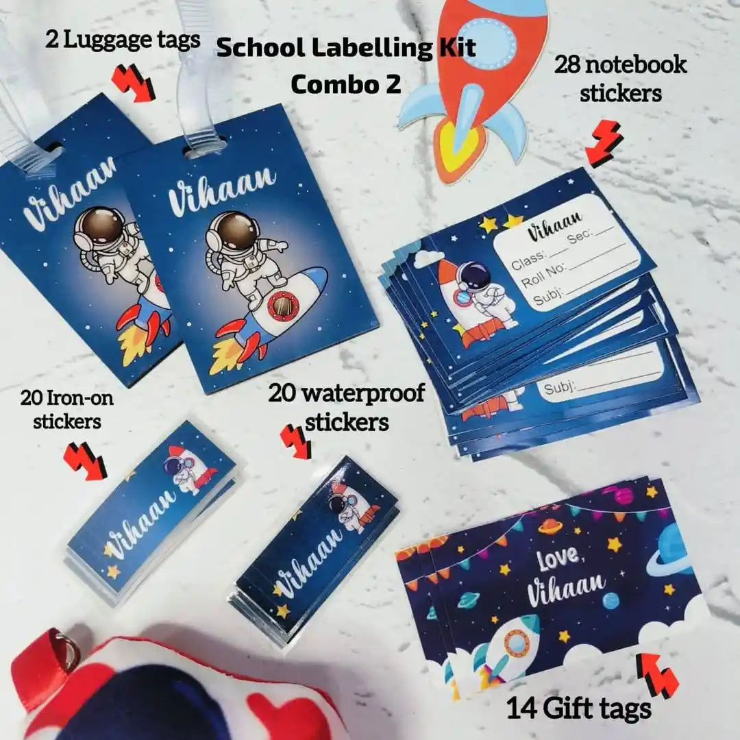 Personalized School Labelling Kit for Kids
