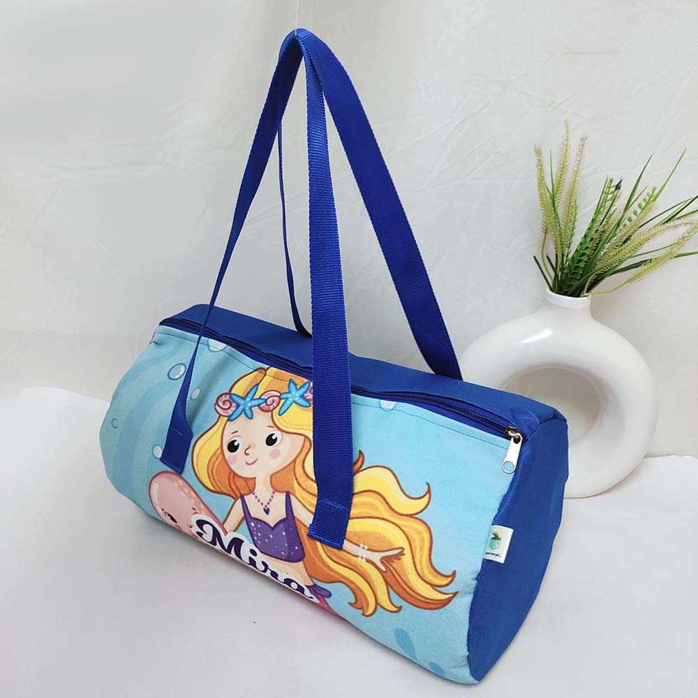 Personalised Little Mermaid Printed Kids Duffle Bag - Uncommongifts ...