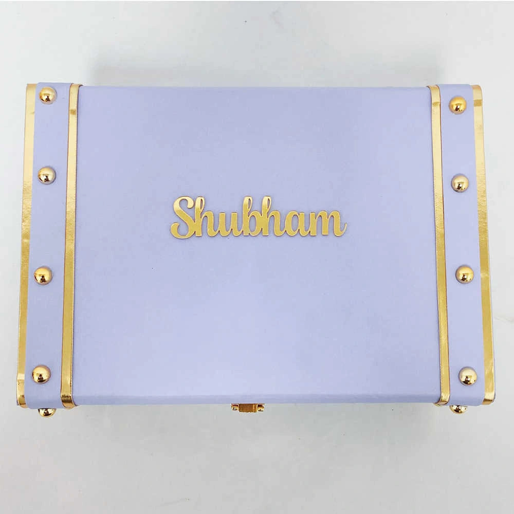 Customized Trunk Box With One Name - Purple