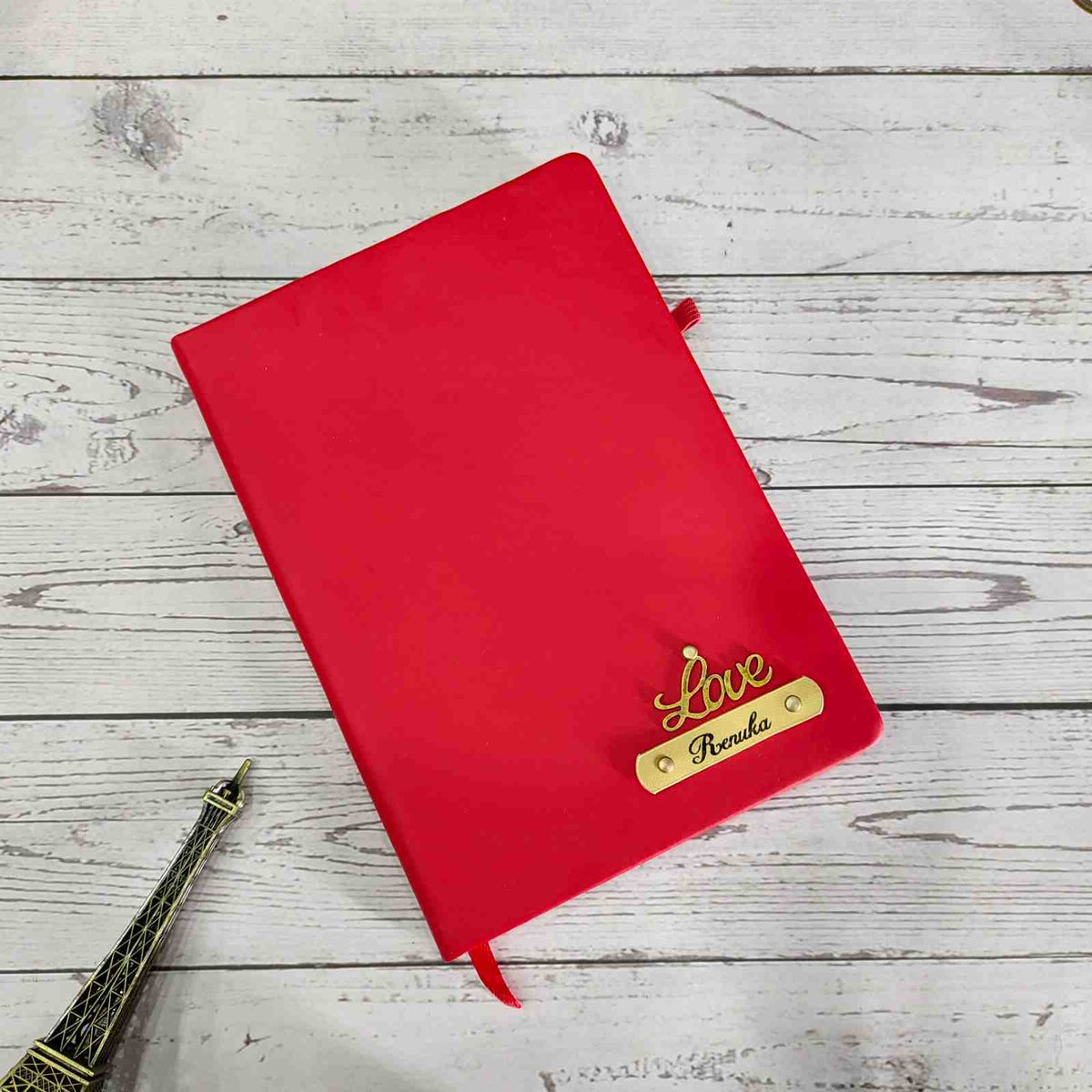 Personalised Diary With Name & Charm