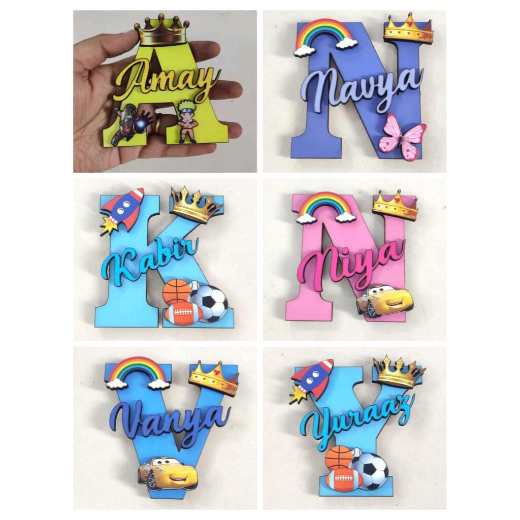 Personalised Mini Name Plate Fridge Magnet