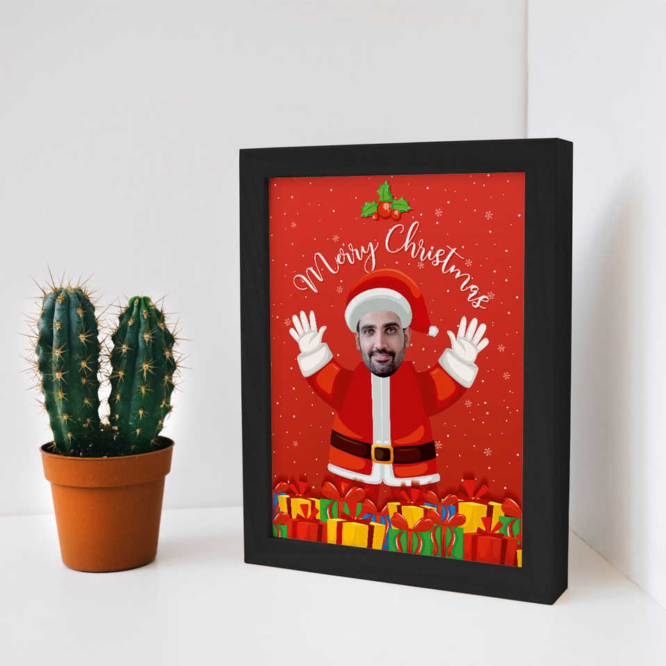 Christmas Personalised Santa Photo Frame